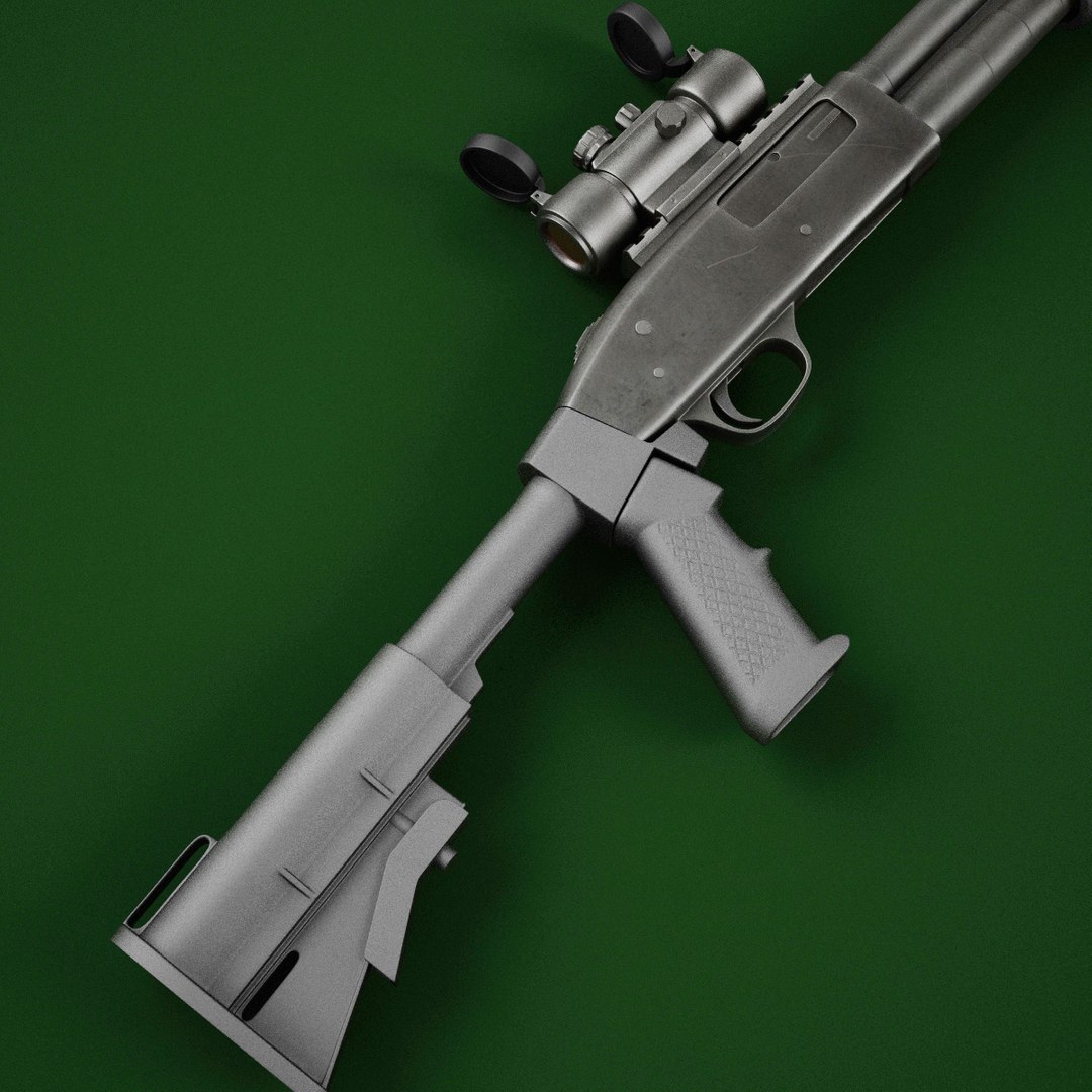3ds Shotgun Mossberg 590a Tactical