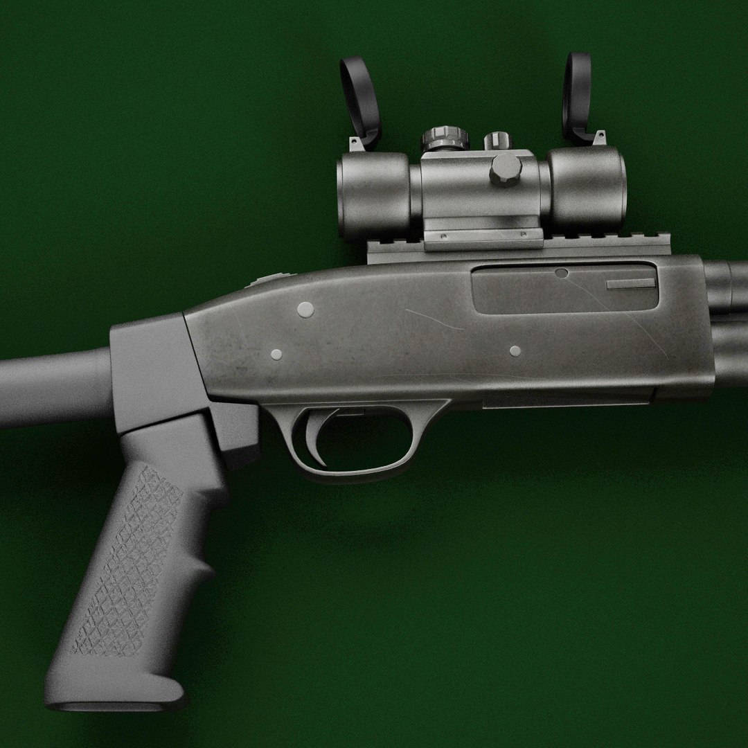 3ds Shotgun Mossberg 590a Tactical
