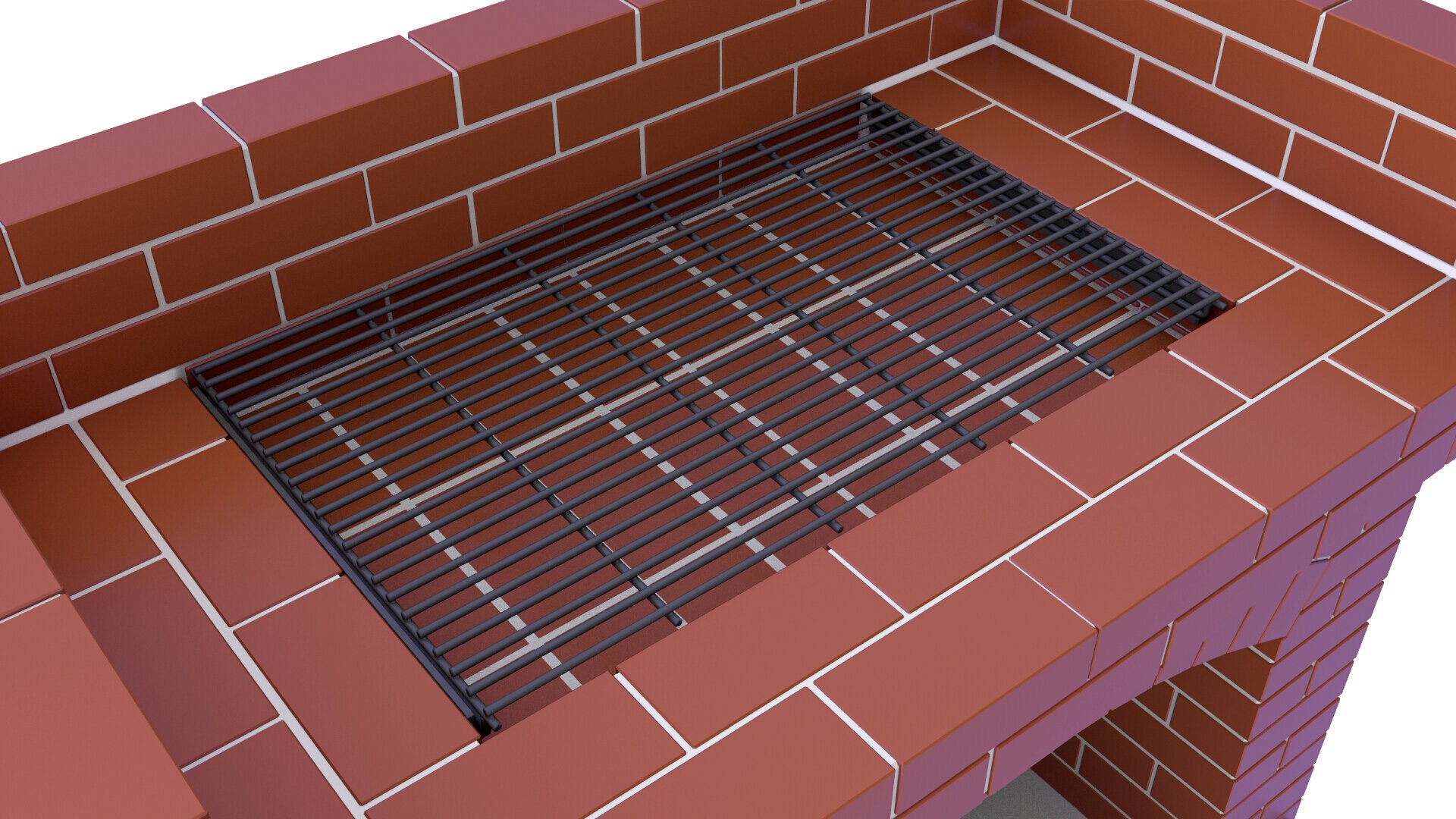 3D Model Masonry Brick Grill 14 - TurboSquid 1999070
