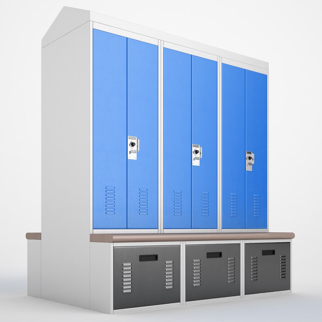 Personal Storage Lockers 3D Model - TurboSquid 1463154