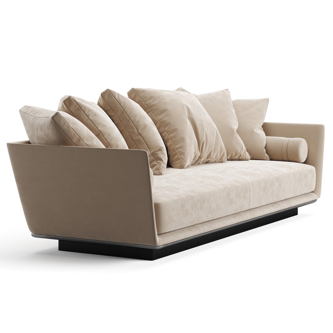 3D BeB Italia Noonu Sofa Model - TurboSquid 1747347