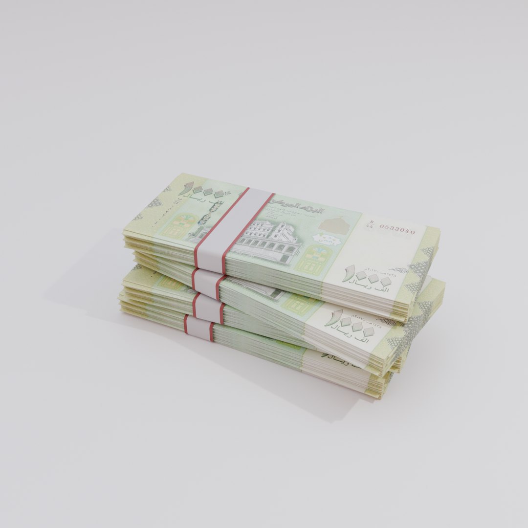 1000 Yemen Yemeni Rial Currency 3D Model - TurboSquid 2399509