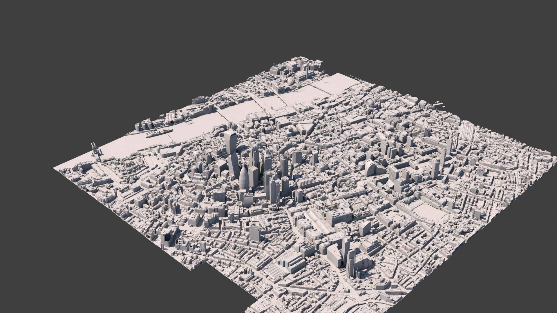 London maps 3D model - TurboSquid 1636476