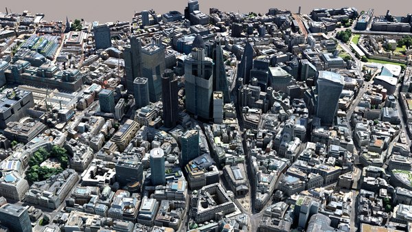 London maps 3D model - TurboSquid 1636476