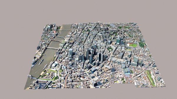 London maps 3D model - TurboSquid 1636476