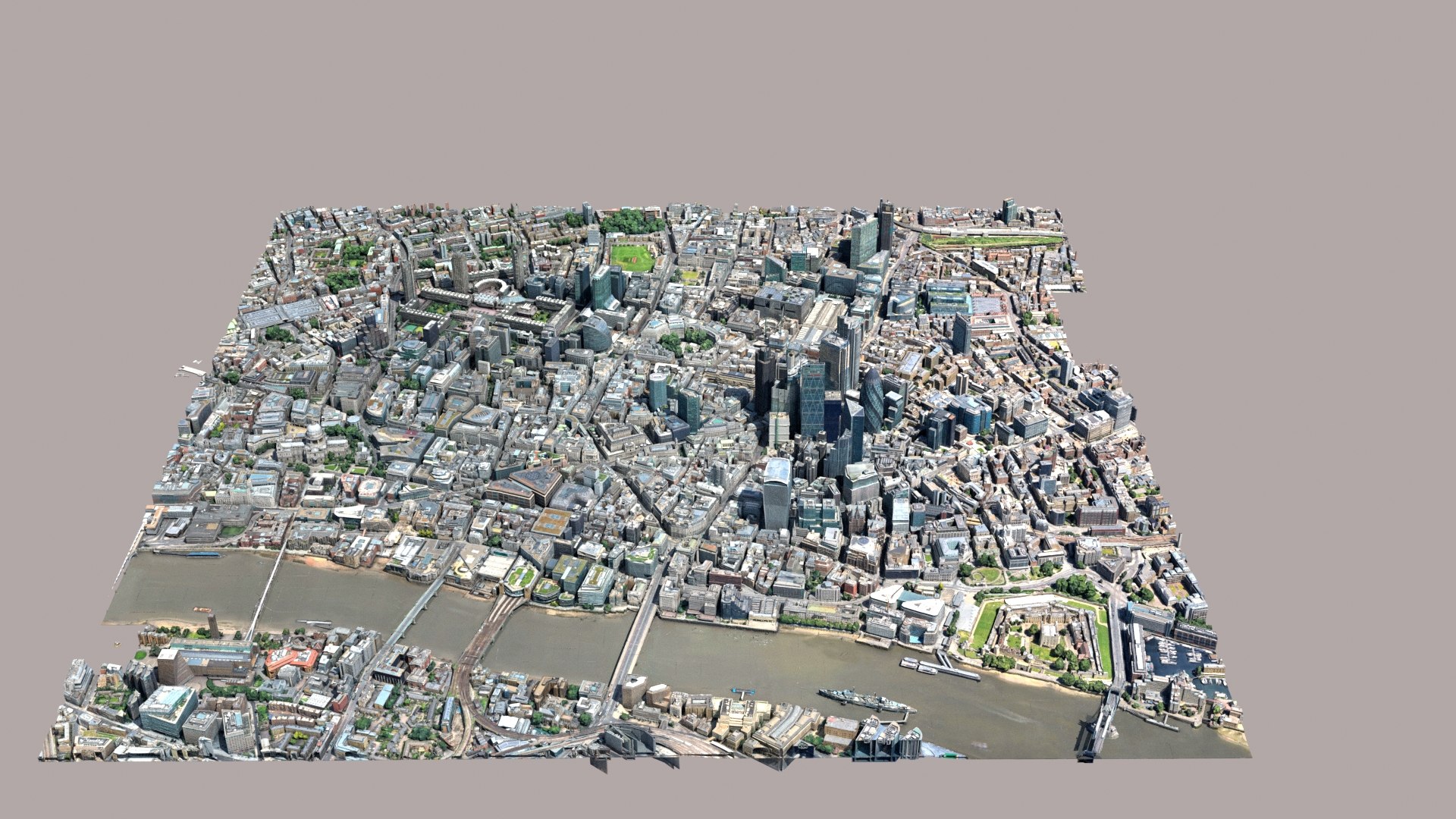 London Maps 3D Model - TurboSquid 1636476
