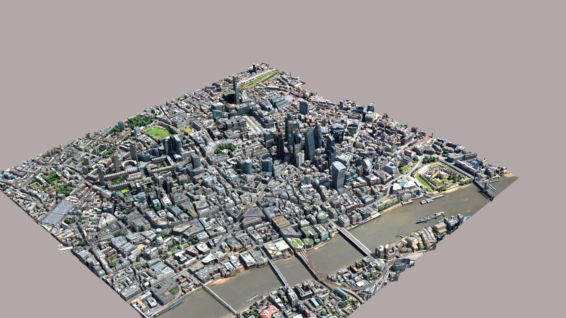 London Maps 3D Model - TurboSquid 1636476