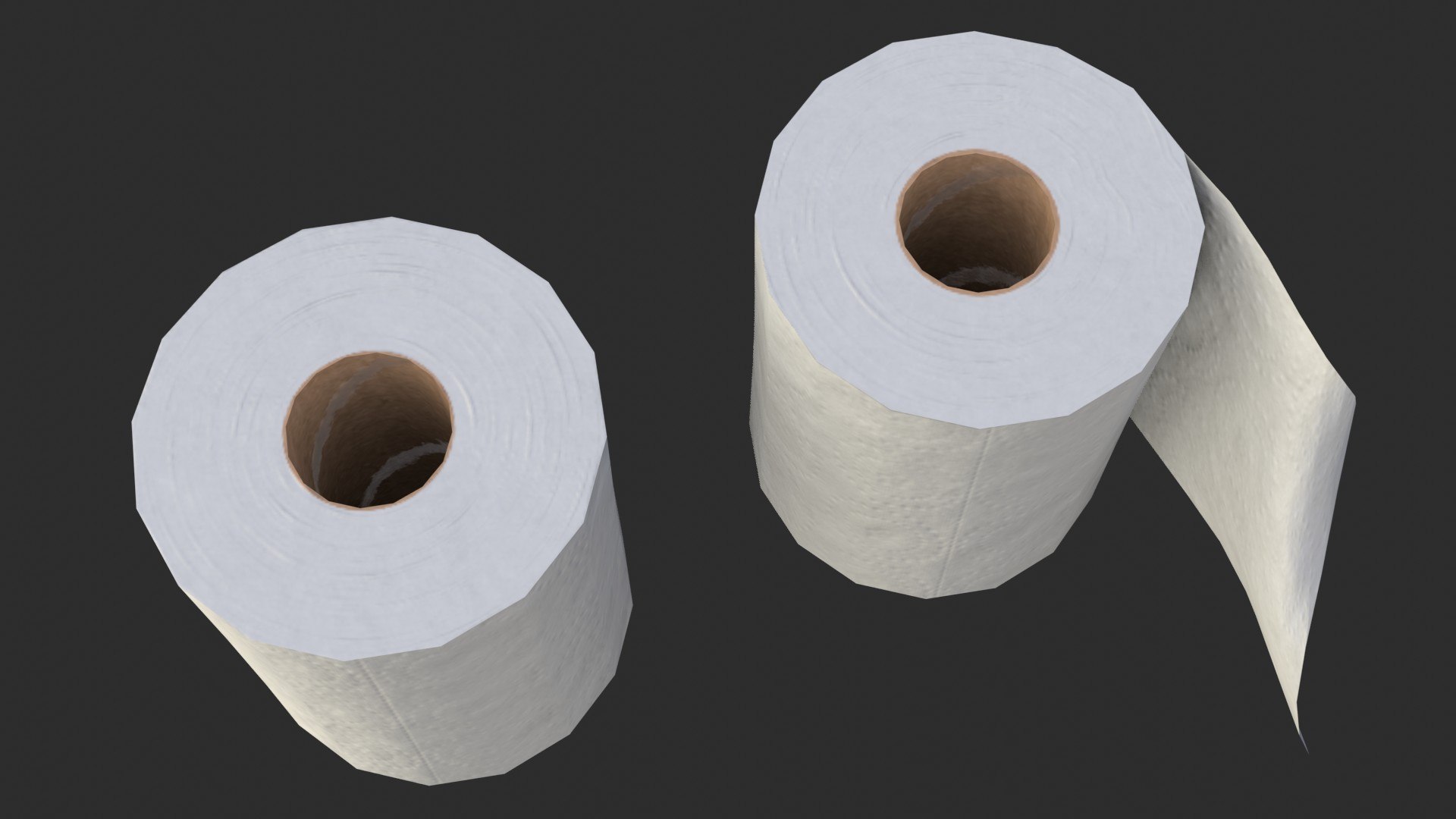 Asset toilet paper rolls 3D model - TurboSquid 1531231