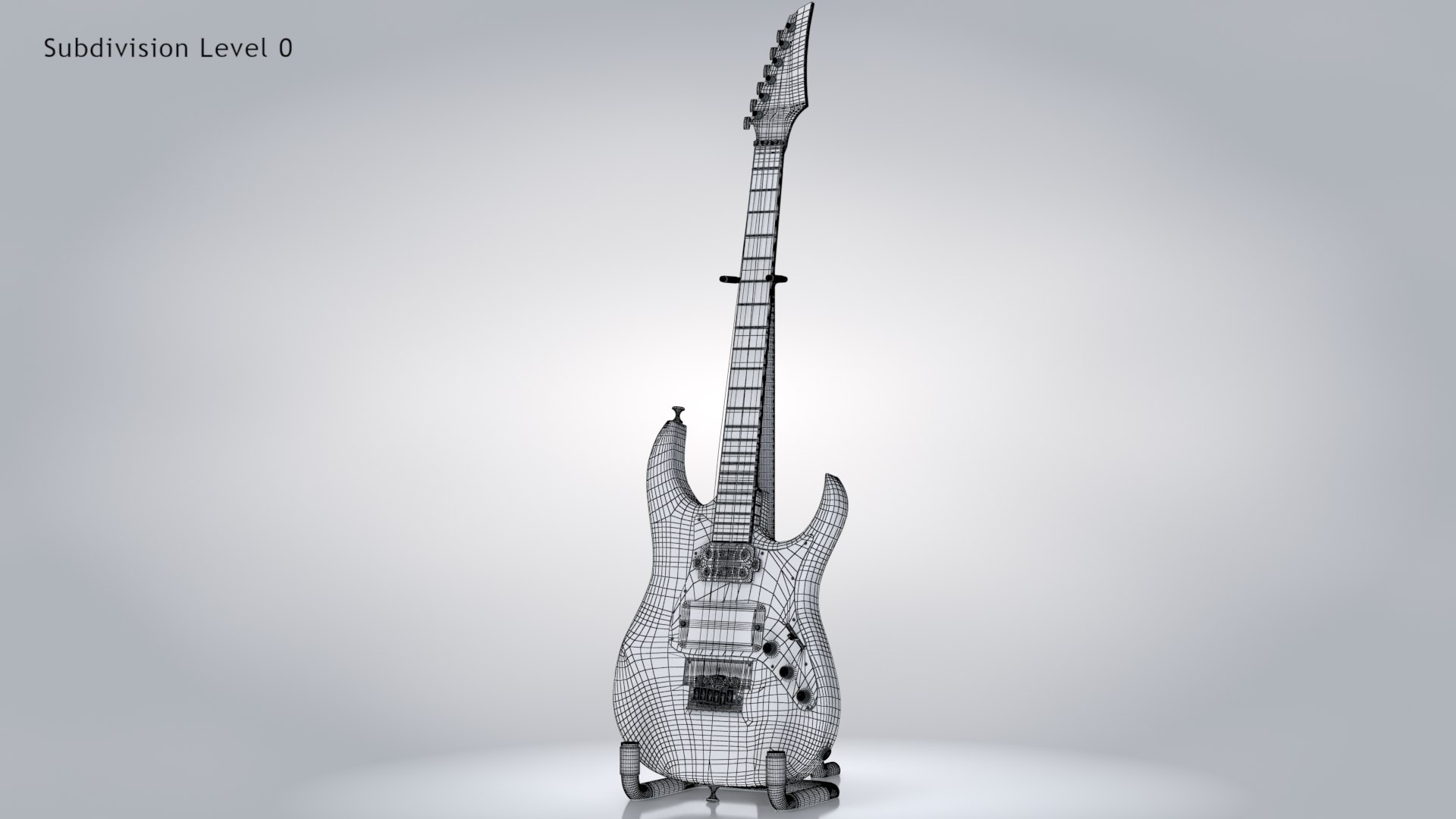 3D Model Electric Guitar V4 - TurboSquid 1609012