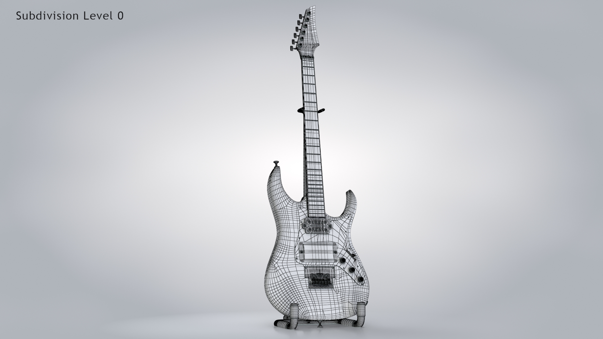 3D Model Electric Guitar V4 - TurboSquid 1609012