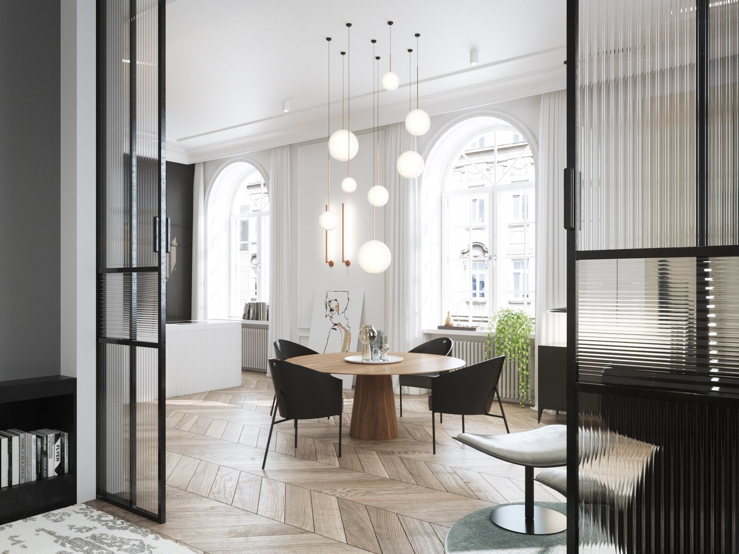 3D Modern Classic Interior Scene For Cinema 4D And Octane Render Model ...