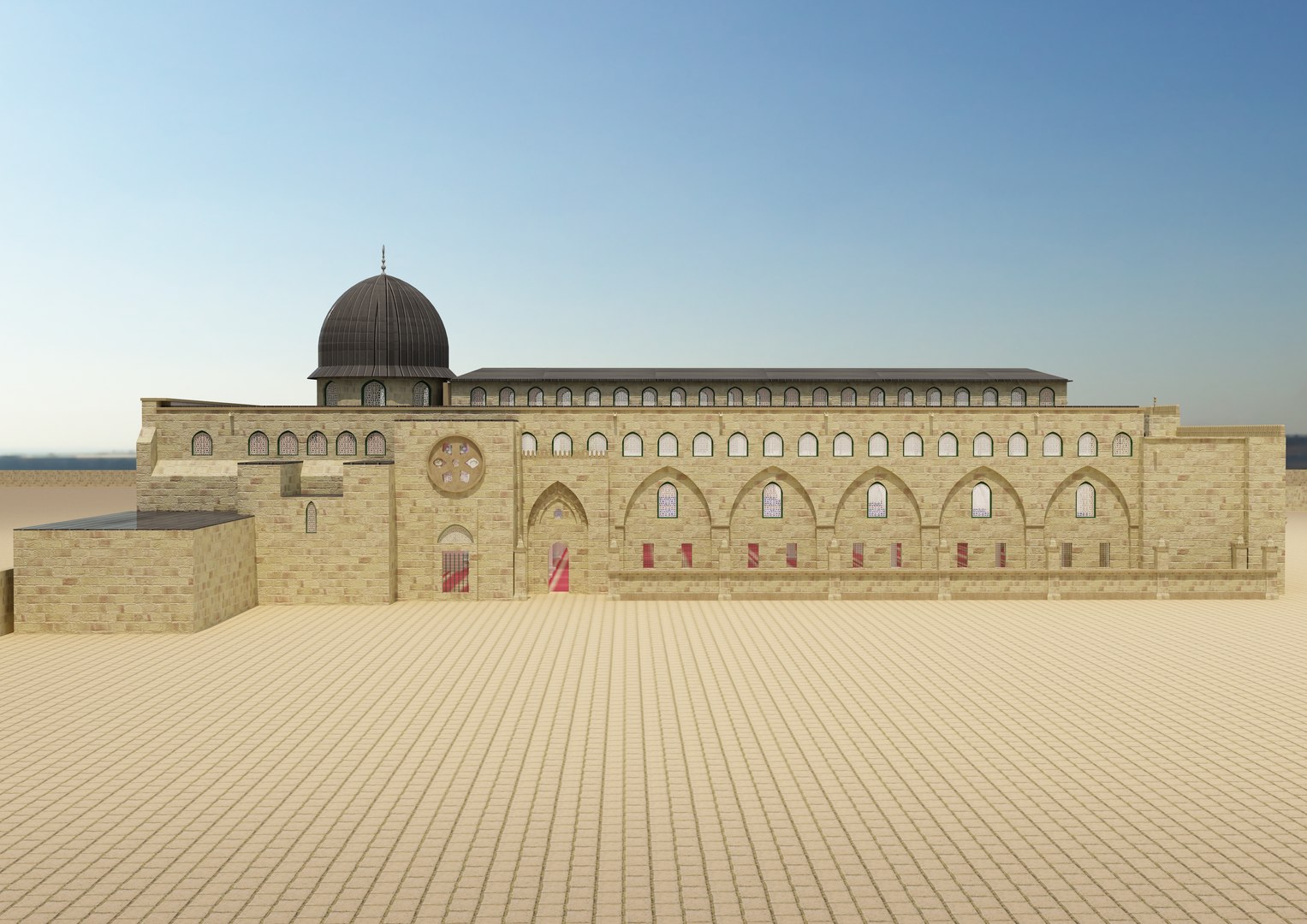 3D Al-aqsa Mosque Architecture Interior Model - TurboSquid 1333008