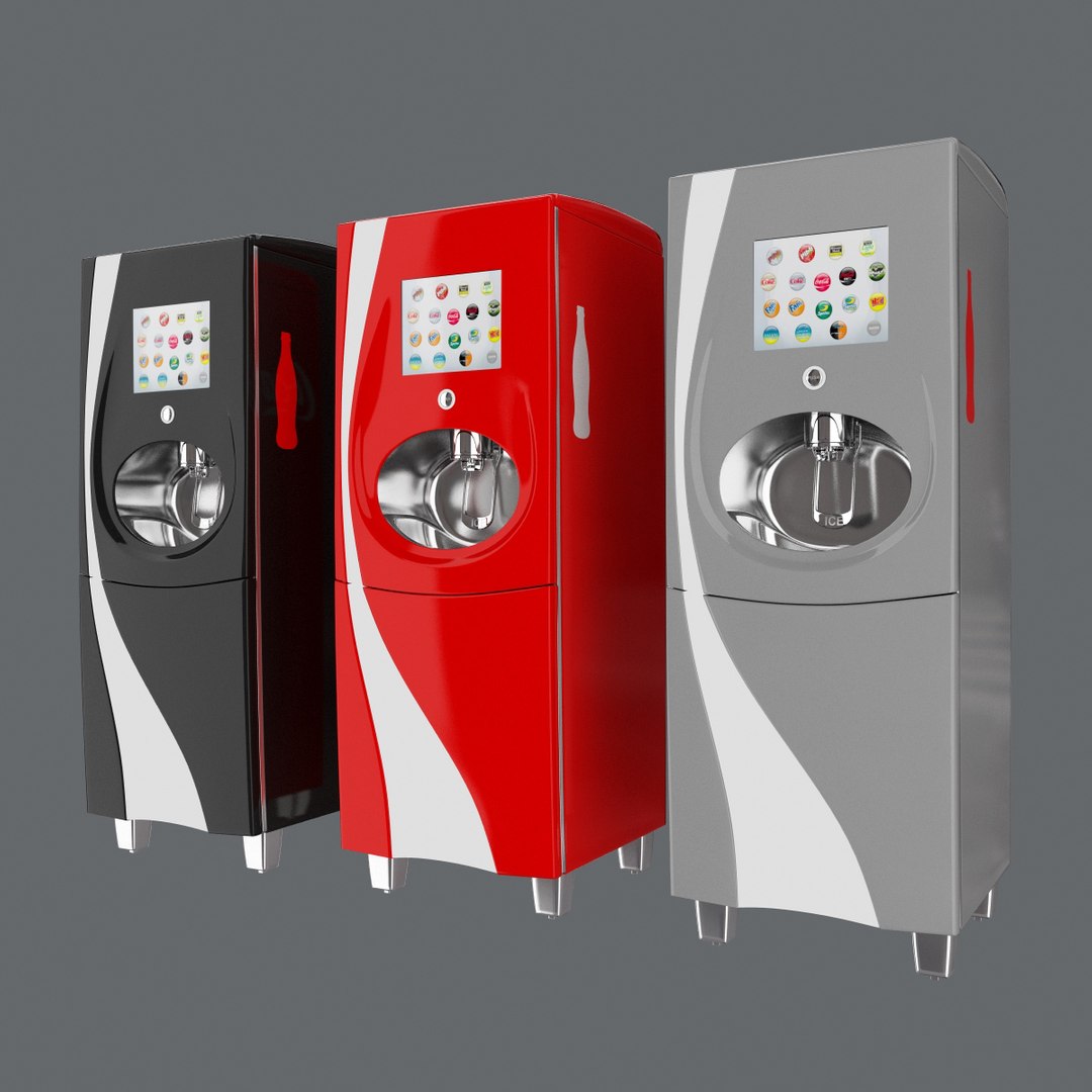 3d Model Coca Cola Freestyle