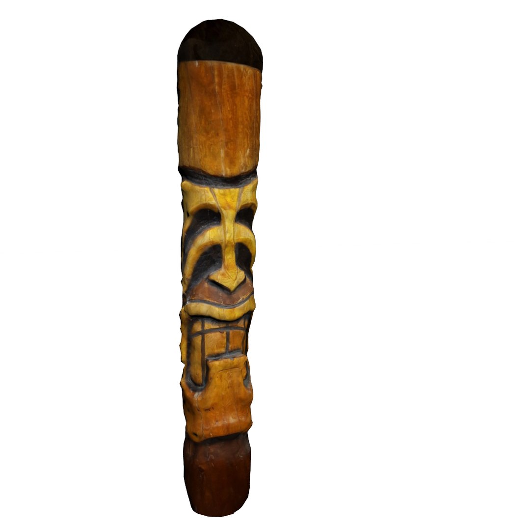 2 Tiki 3d Model