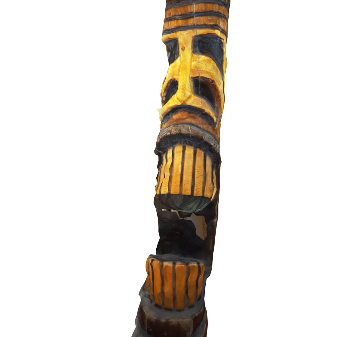 2 tiki 3d model