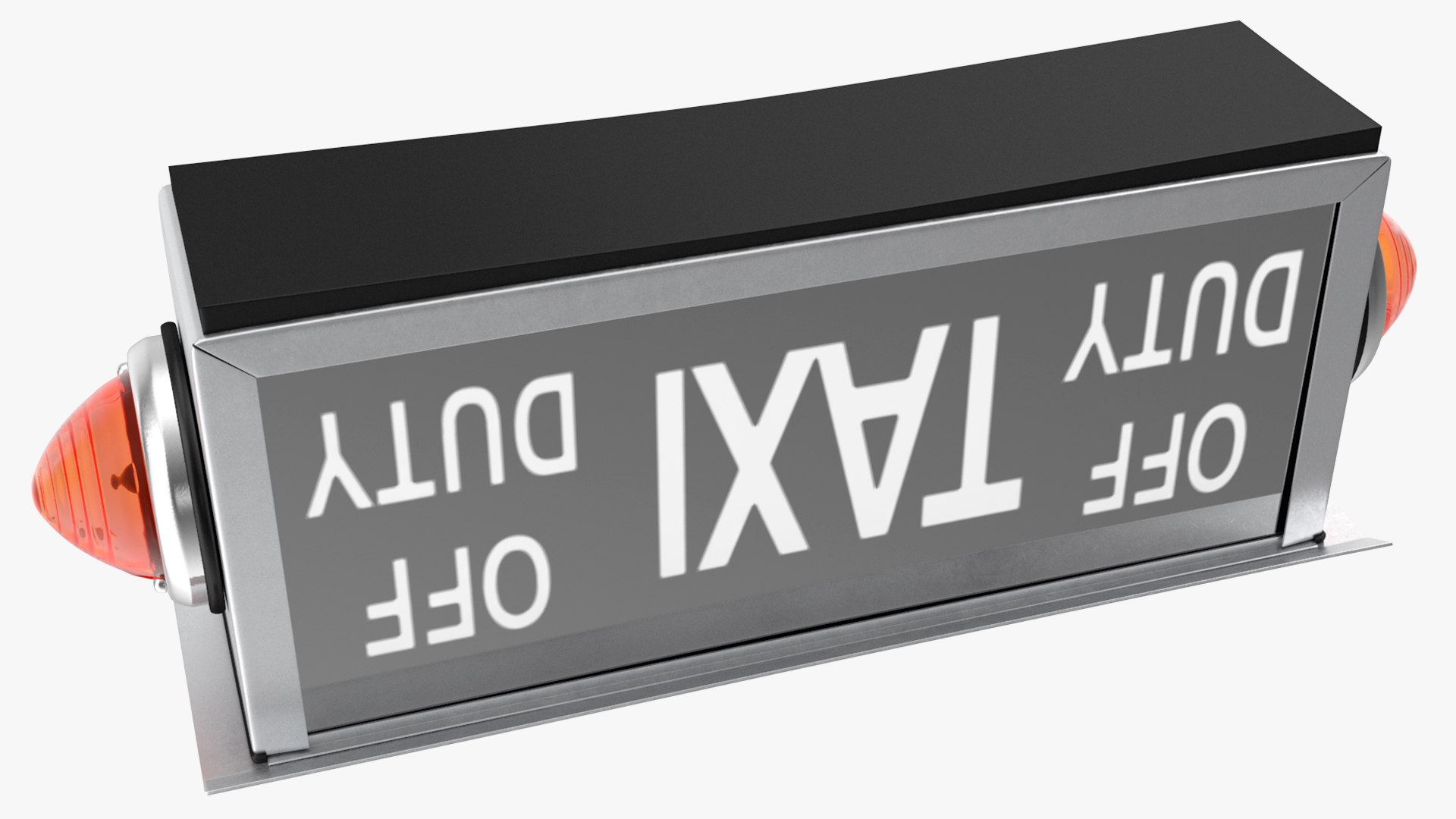 Retro Taxi Sign 3D Model - TurboSquid 2015816