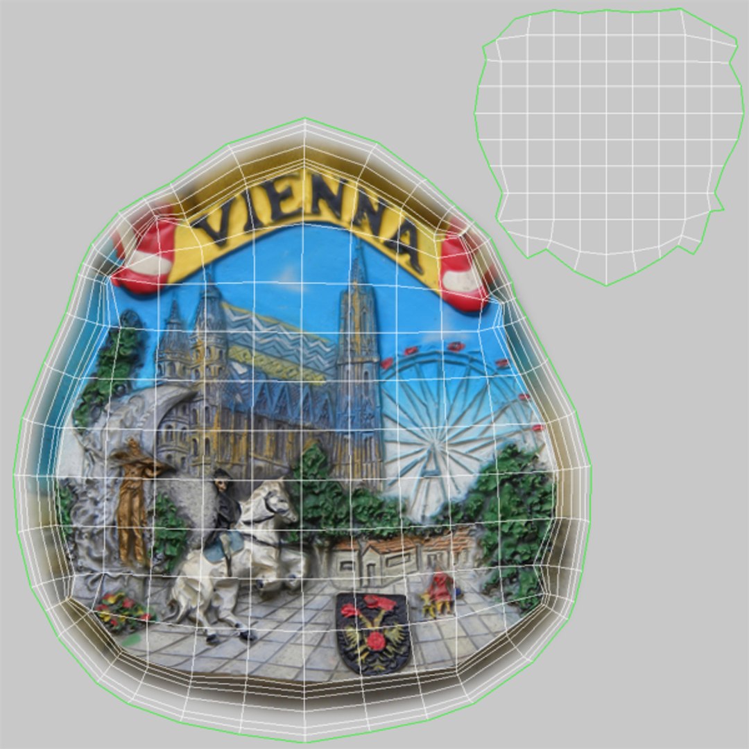 Vienna Austria Magnet Souvenir 3d 3ds