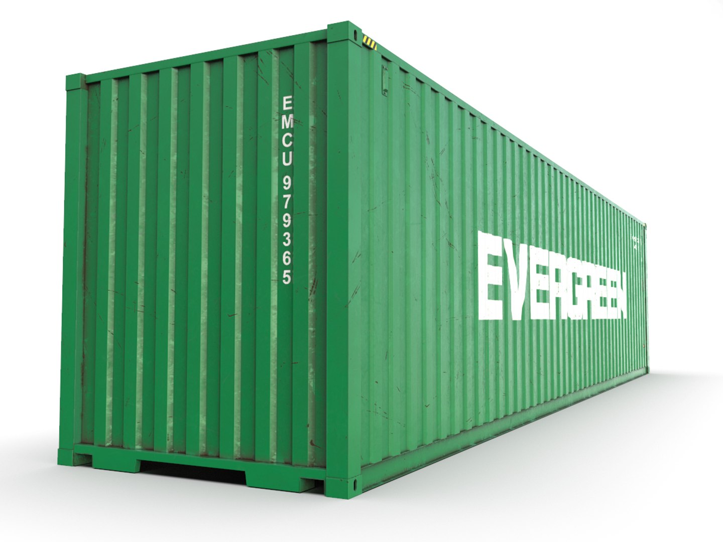 3D Shipping Container Evergreen 40 - TurboSquid 1656120