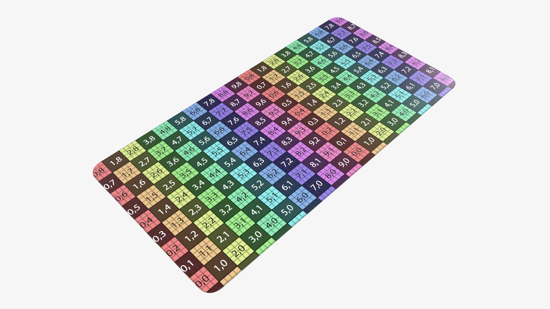 Table Play Mat 3D Model - TurboSquid 1697664