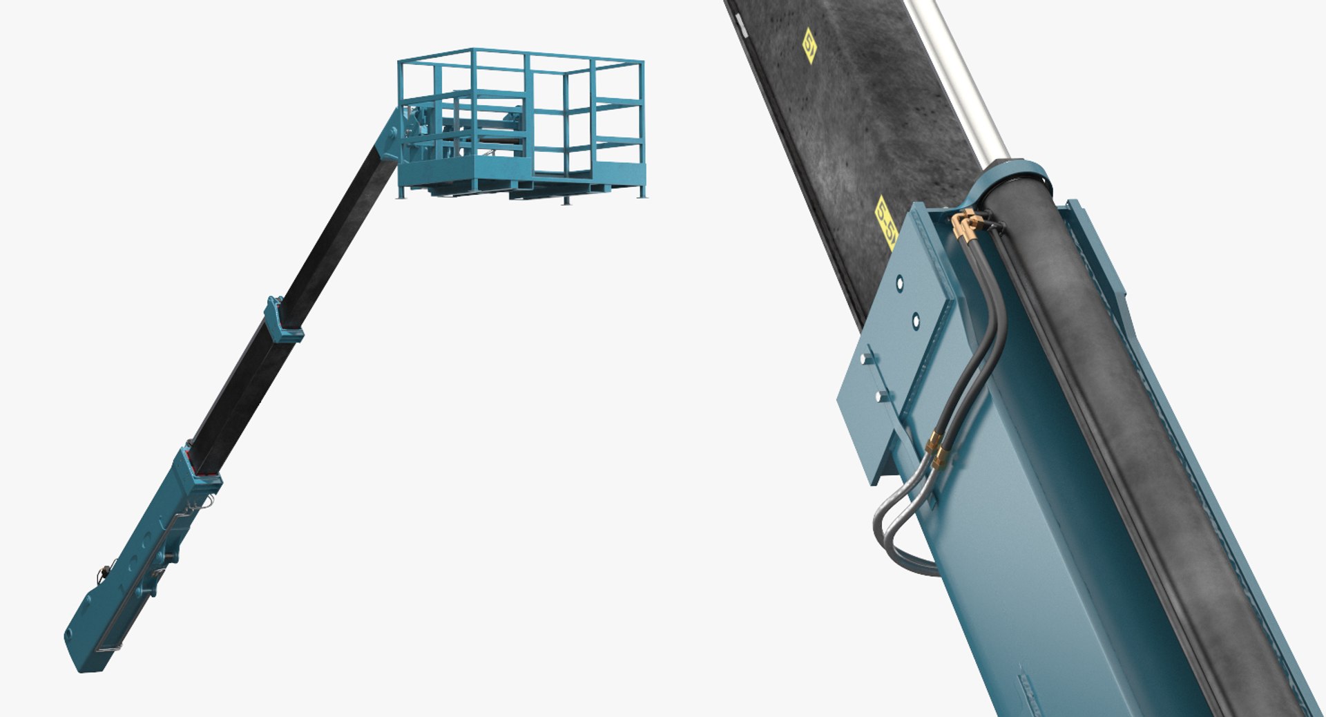 3D Aerial Platform Telehandler Handler - TurboSquid 1410970