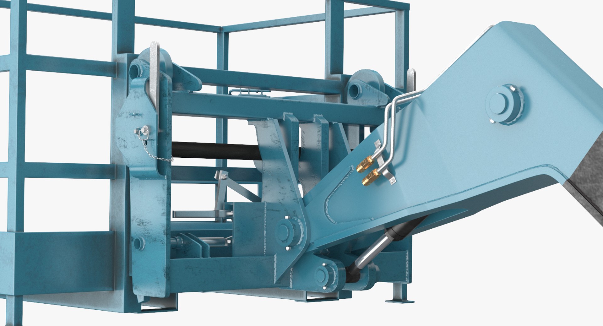 3D Aerial Platform Telehandler Handler - TurboSquid 1410970