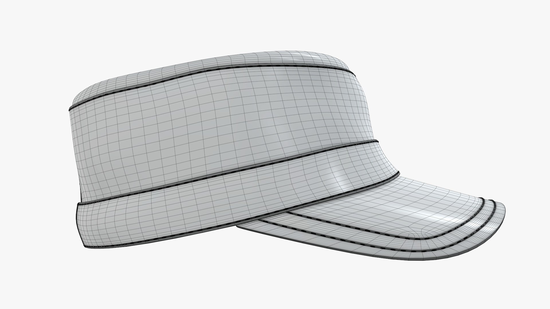 Military Cap 3D Model - TurboSquid 1520274