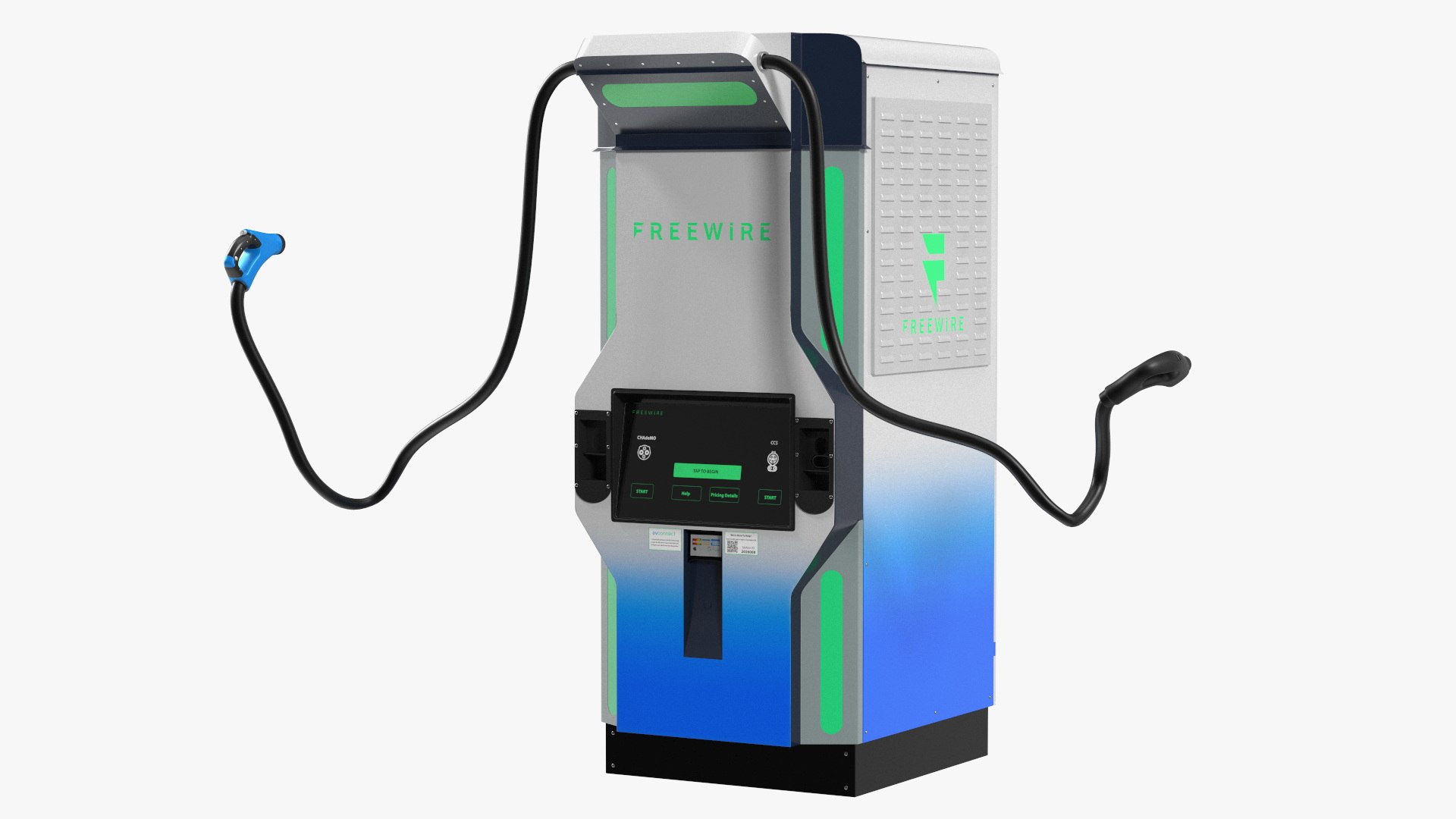 3D Freewire Ultrafast EV Boost Charger 200 Blue Rigged - TurboSquid 2166939