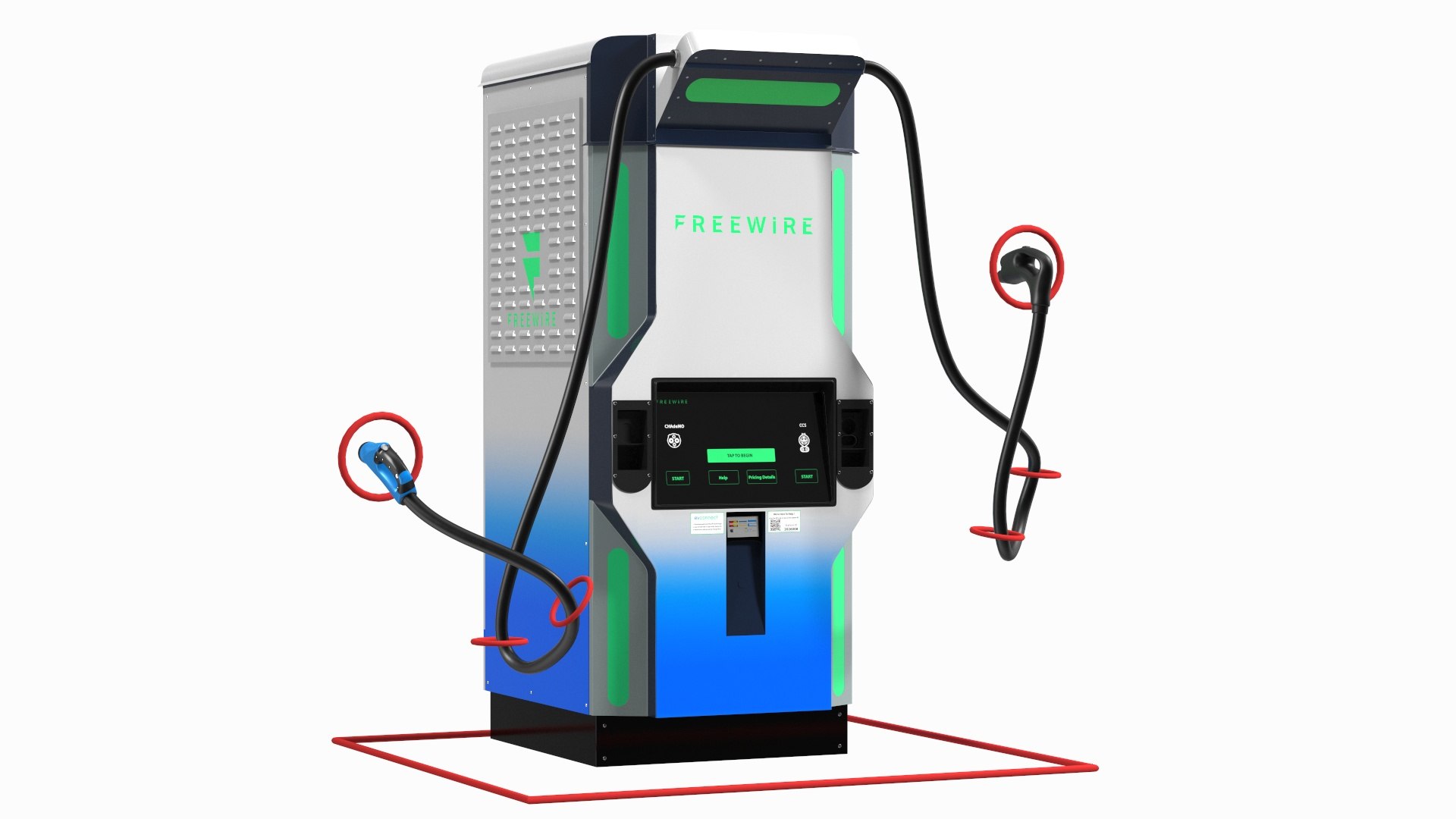 3D Freewire Ultrafast EV Boost Charger 200 Blue Rigged - TurboSquid 2166939