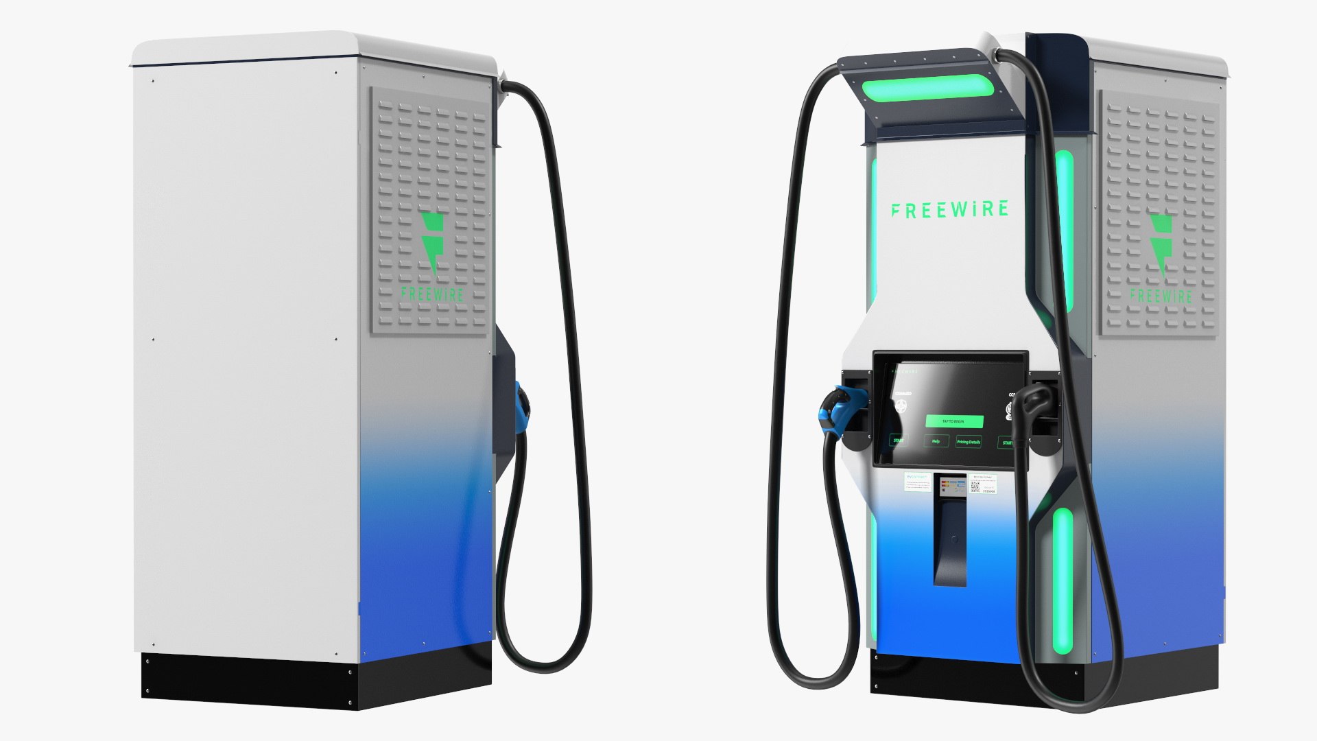 3D Freewire Ultrafast EV Boost Charger 200 Blue Rigged - TurboSquid 2166939