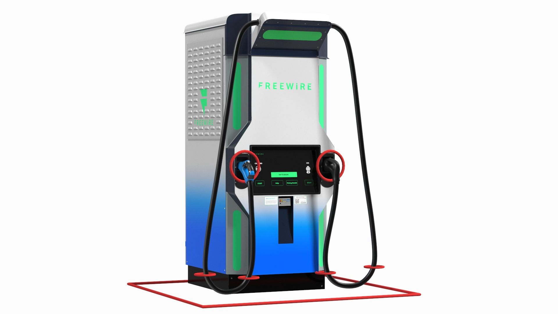 3D Freewire Ultrafast EV Boost Charger 200 Blue Rigged - TurboSquid 2166939