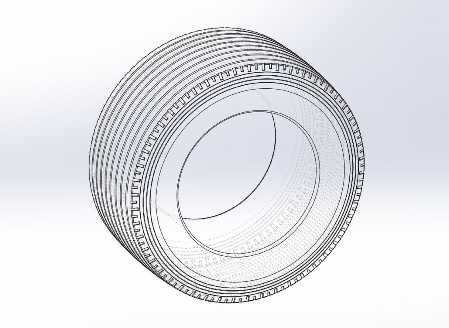 3D Diecast Super Single Semi Tire 2 Scale 1 To 25 Model - TurboSquid ...