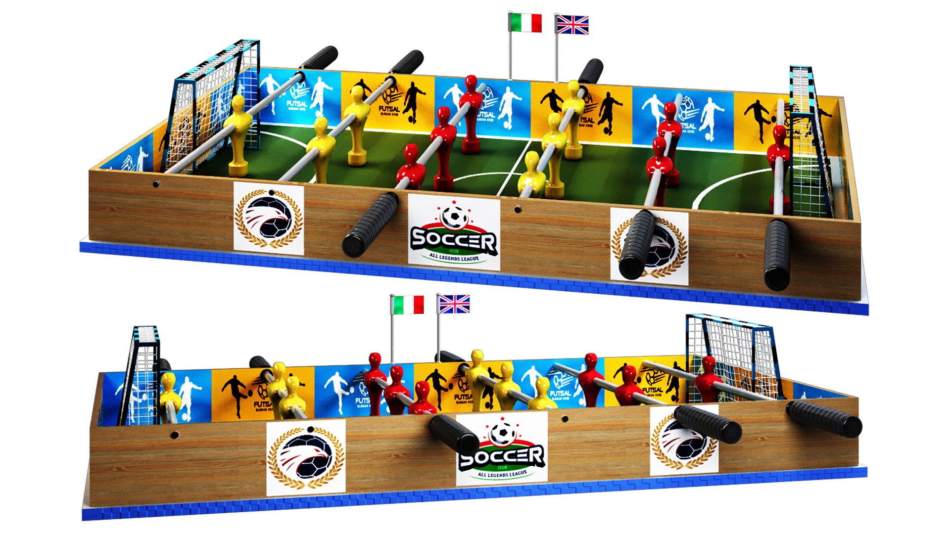 Free 3D Foosball - TurboSquid 2334132
