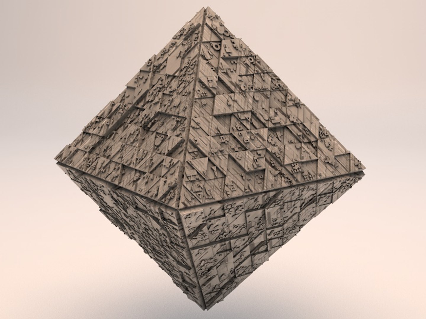Sci-fi Shapes - Diamond 3d 3ds