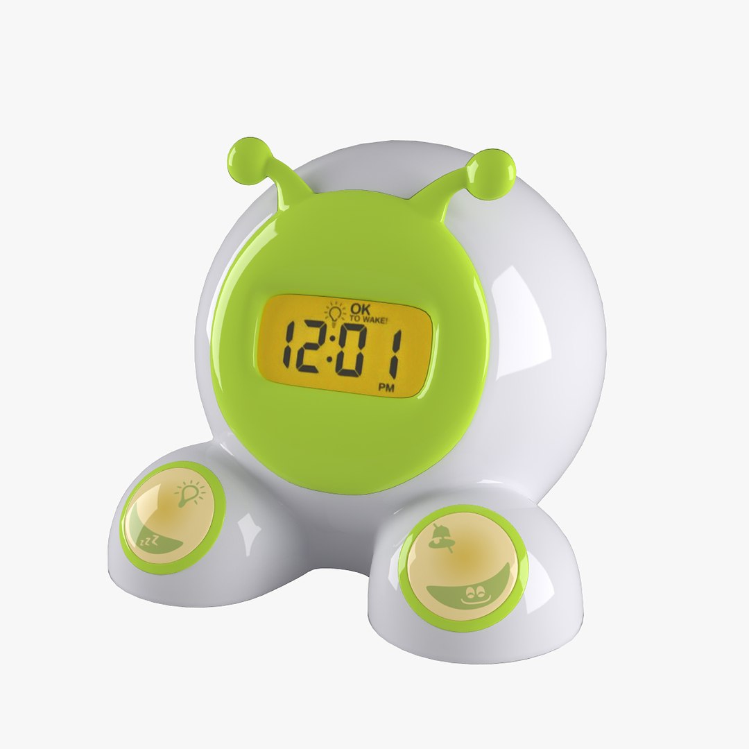 3D Digital Alarm Clock Model - TurboSquid 1425369