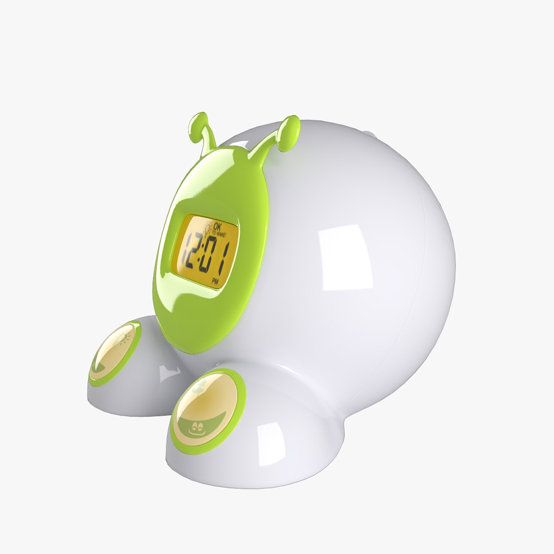 3D Digital Alarm Clock Model - TurboSquid 1425369