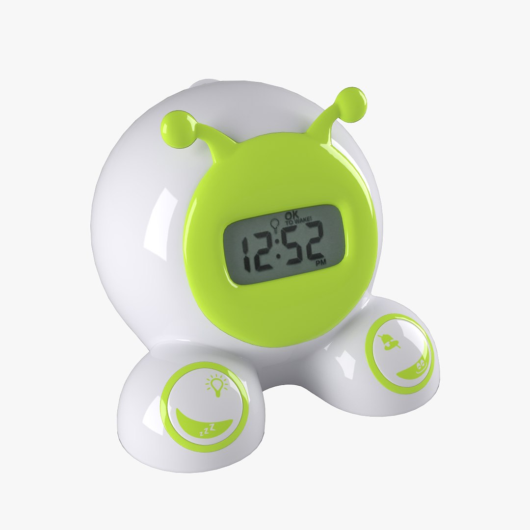 3D Digital Alarm Clock Model - TurboSquid 1425369