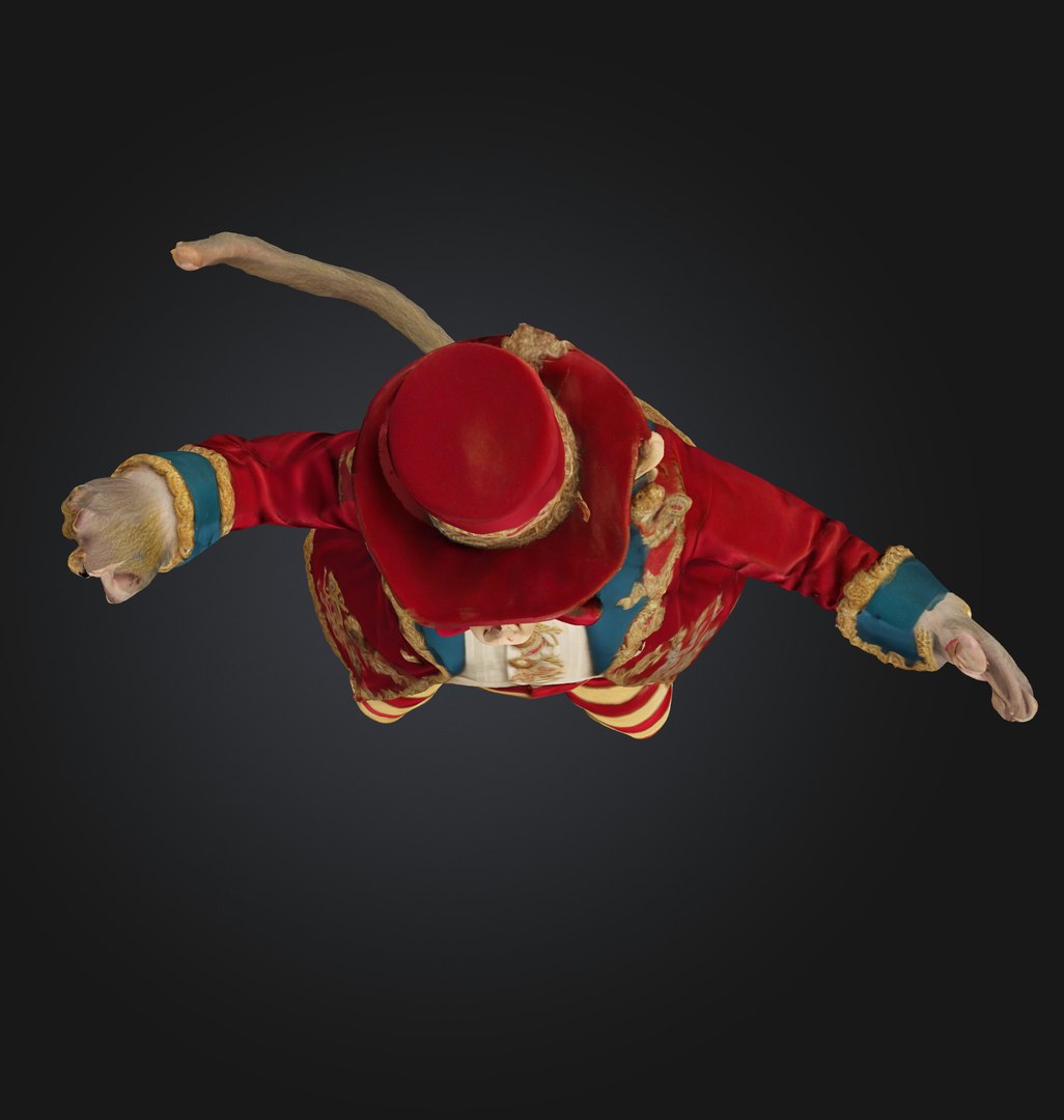 3D Circus Monkey Performer Model - TurboSquid 2423861