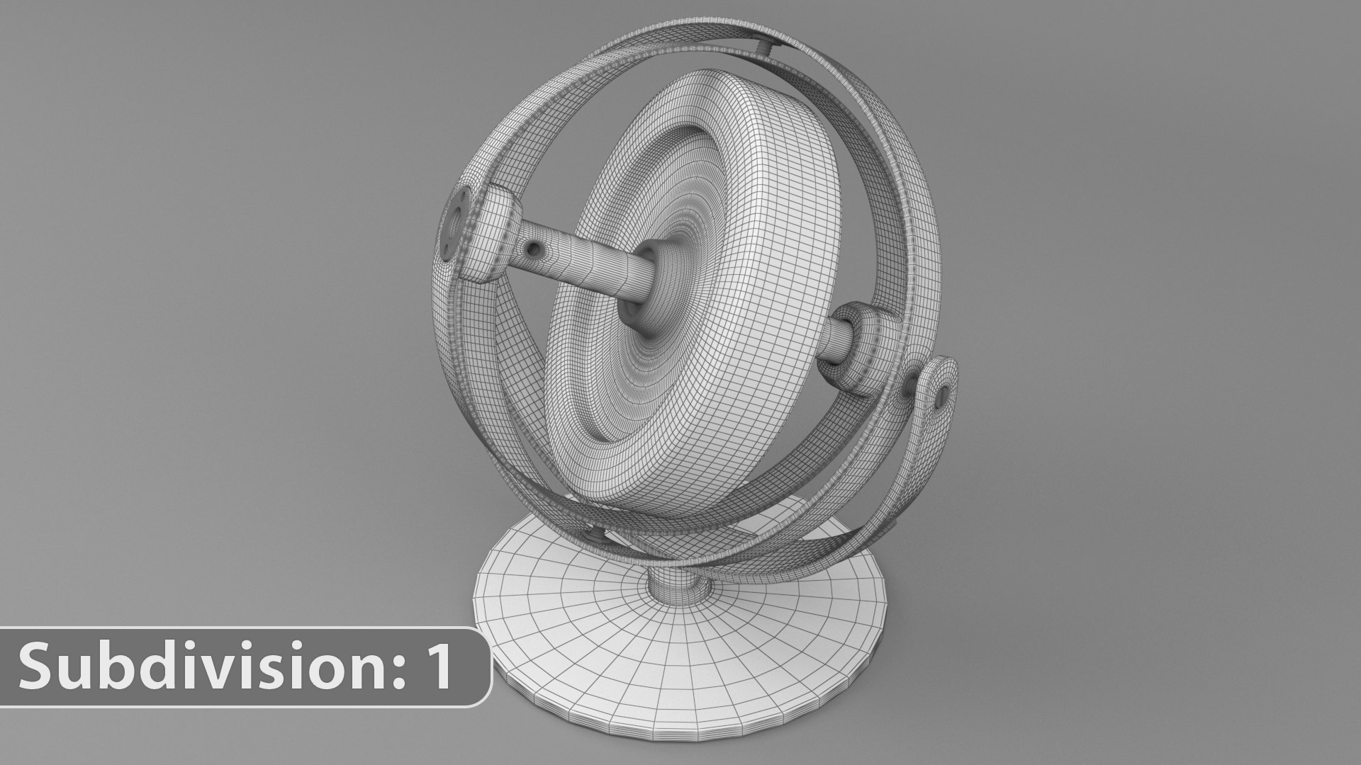3D Gyroscope Toy - TurboSquid 1447647
