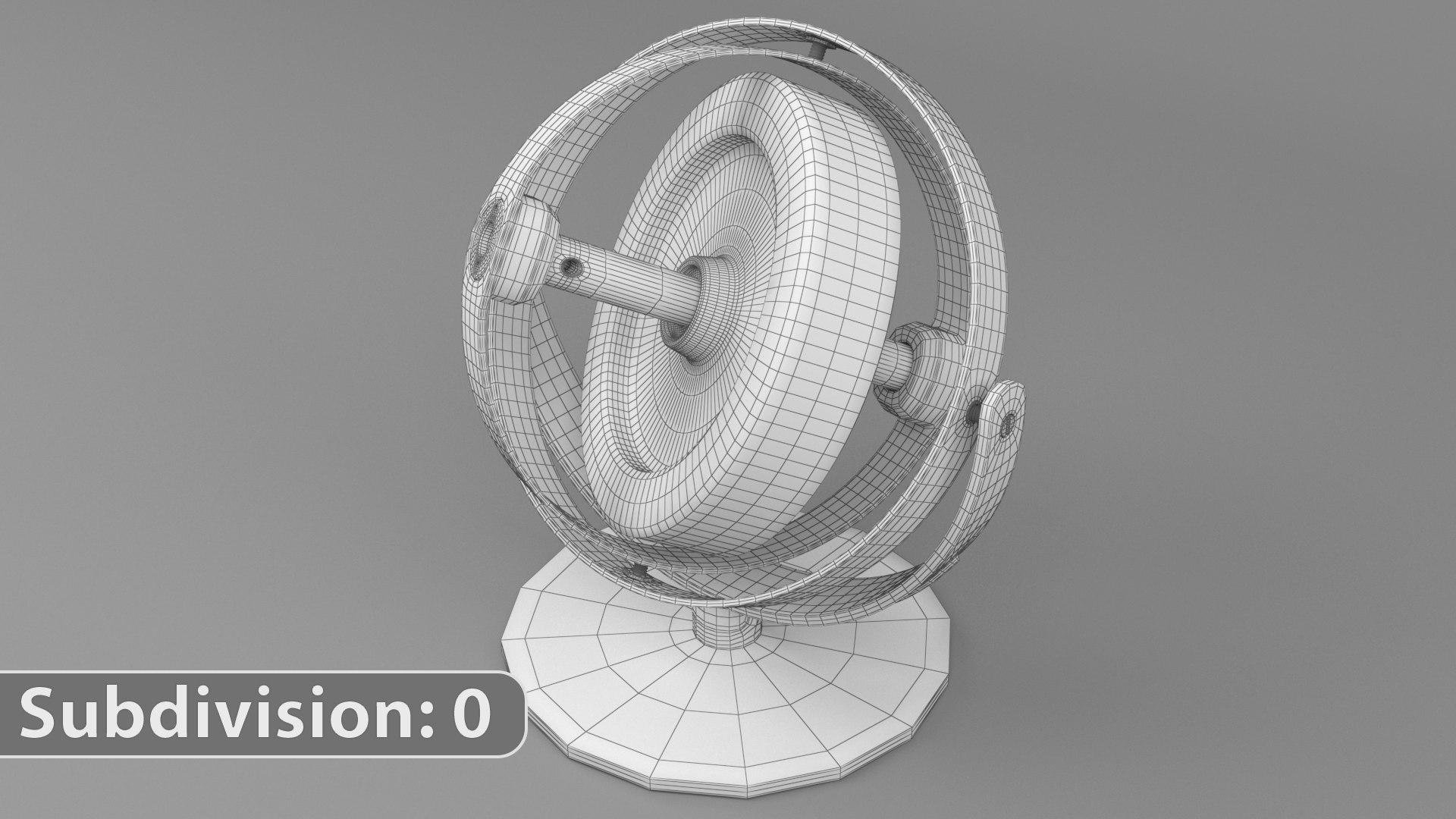 3D Gyroscope Toy - TurboSquid 1447647