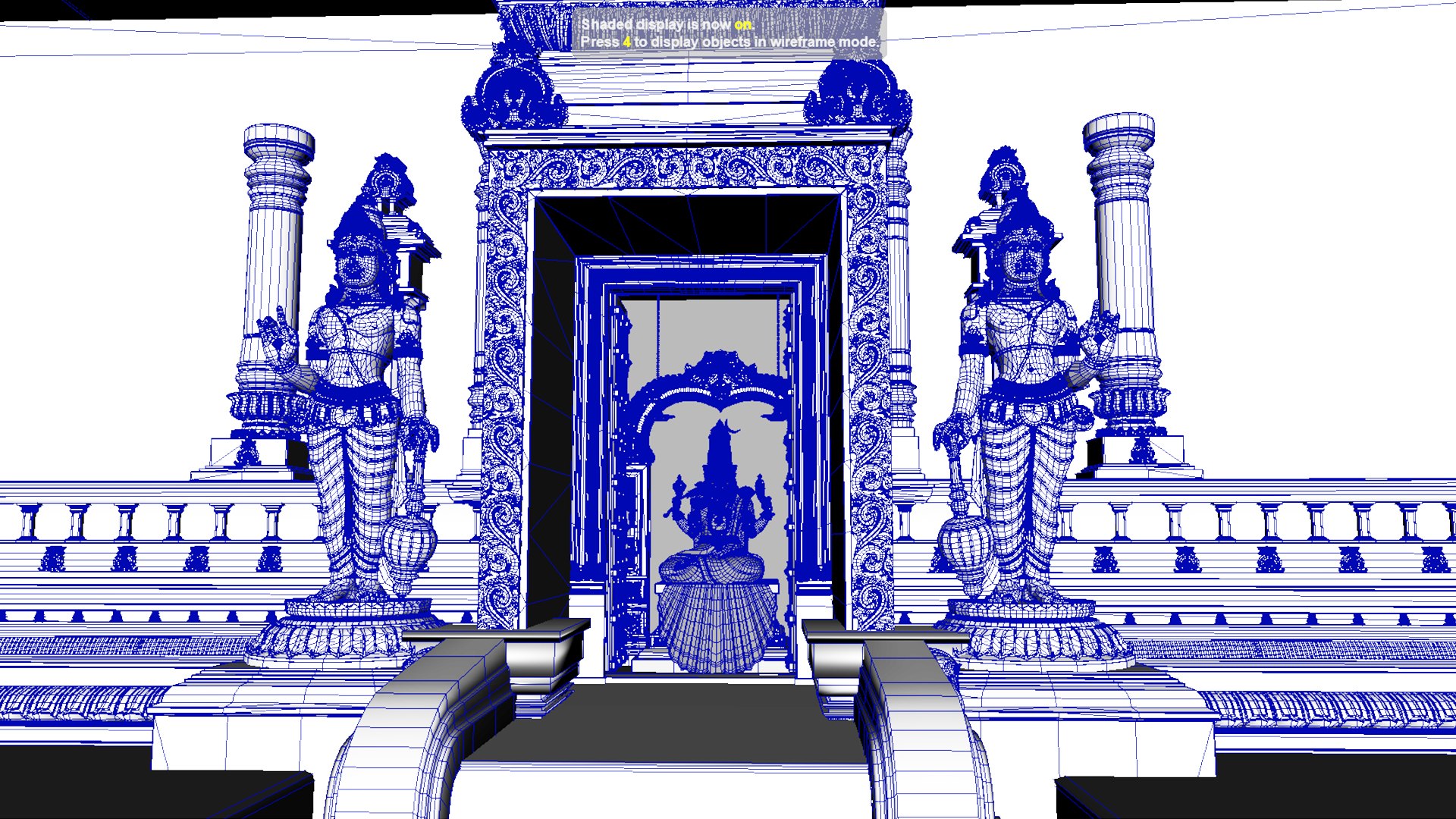 Kamatchi Amman Temple Interior 3D Model - TurboSquid 2343707