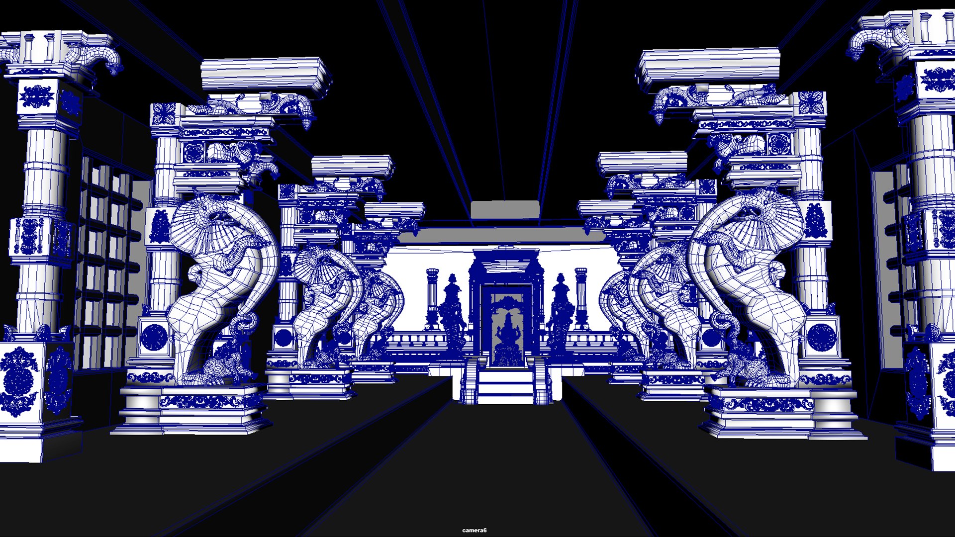 Kamatchi Amman Temple Interior 3D Model - TurboSquid 2343707