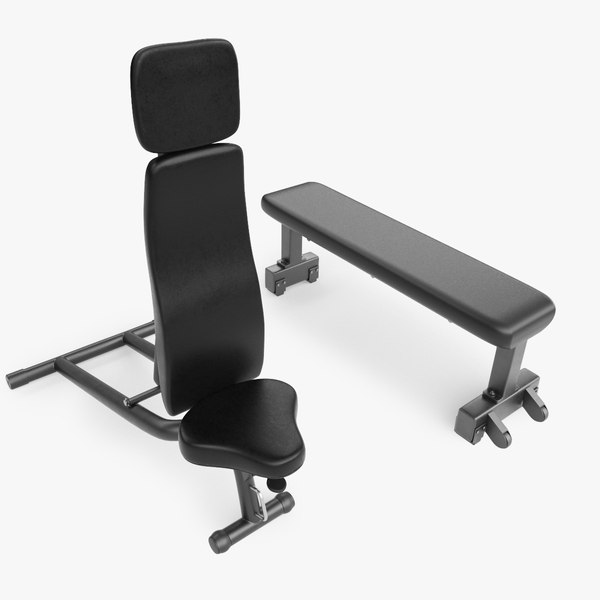 ウェイトベンチセット3Dモデル - TurboSquid 2152569