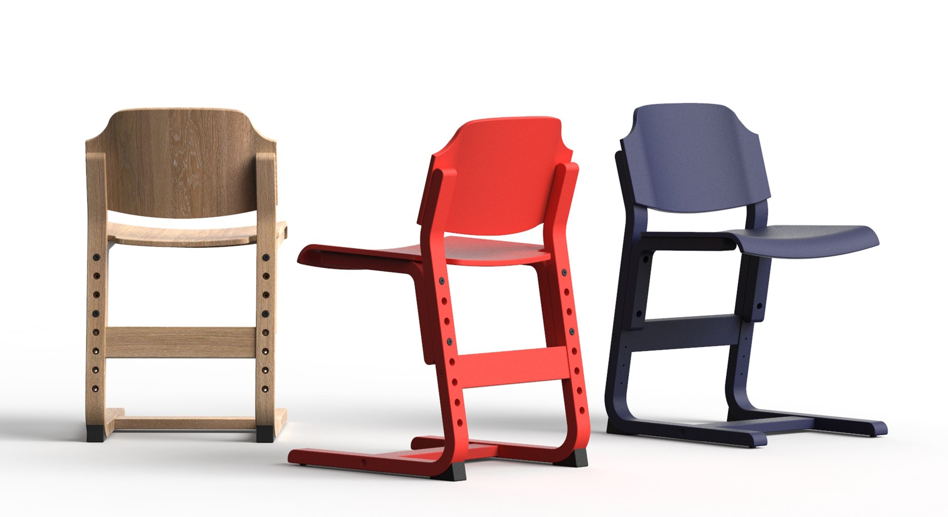 Kids Chair 3D Model - TurboSquid 1919002