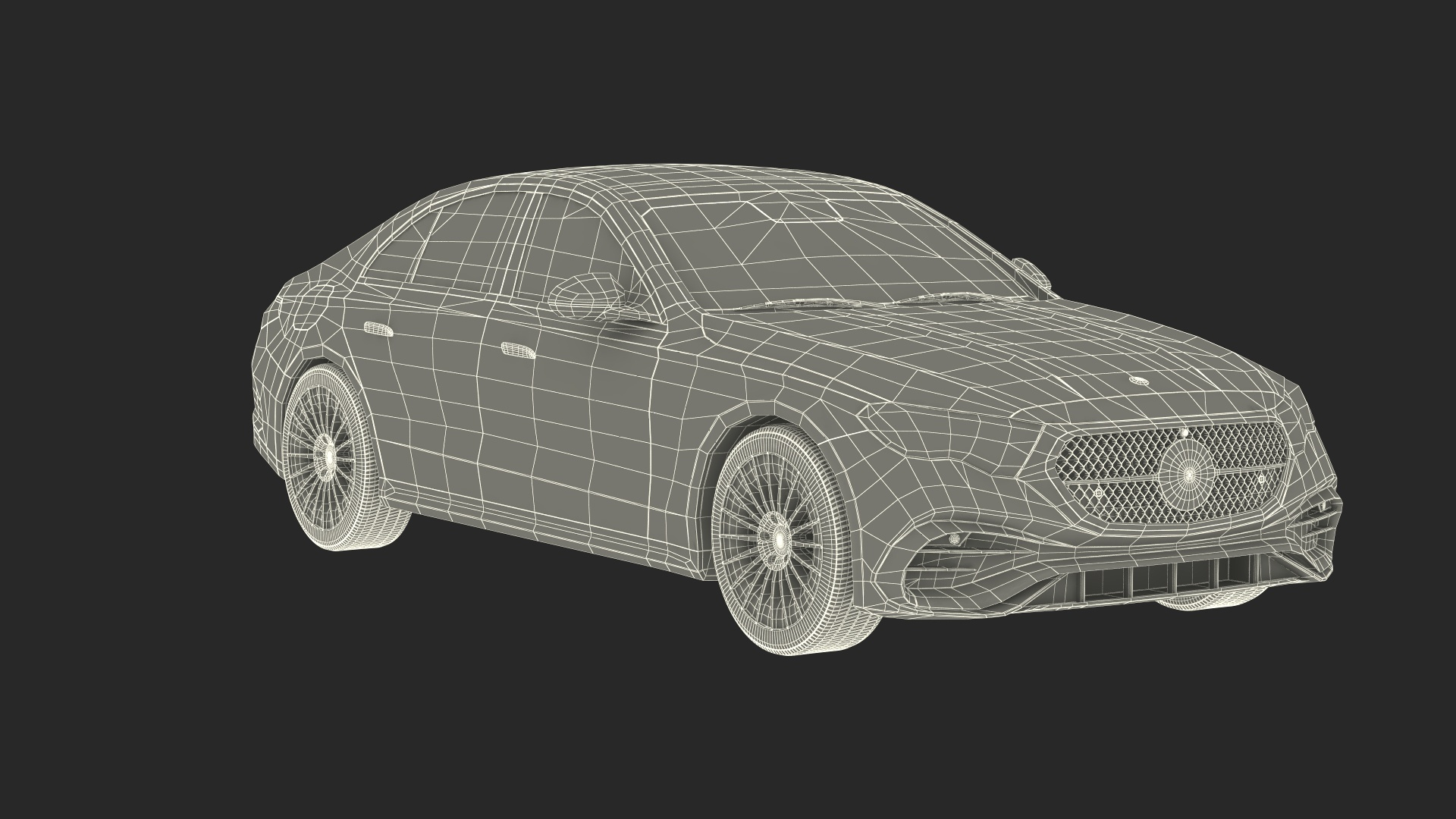 Mercedes E-class Black Color 3D Model - TurboSquid 2253866