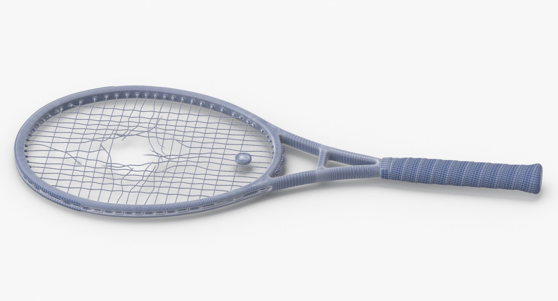 Tennis Racket Hole Model - TurboSquid 1562459