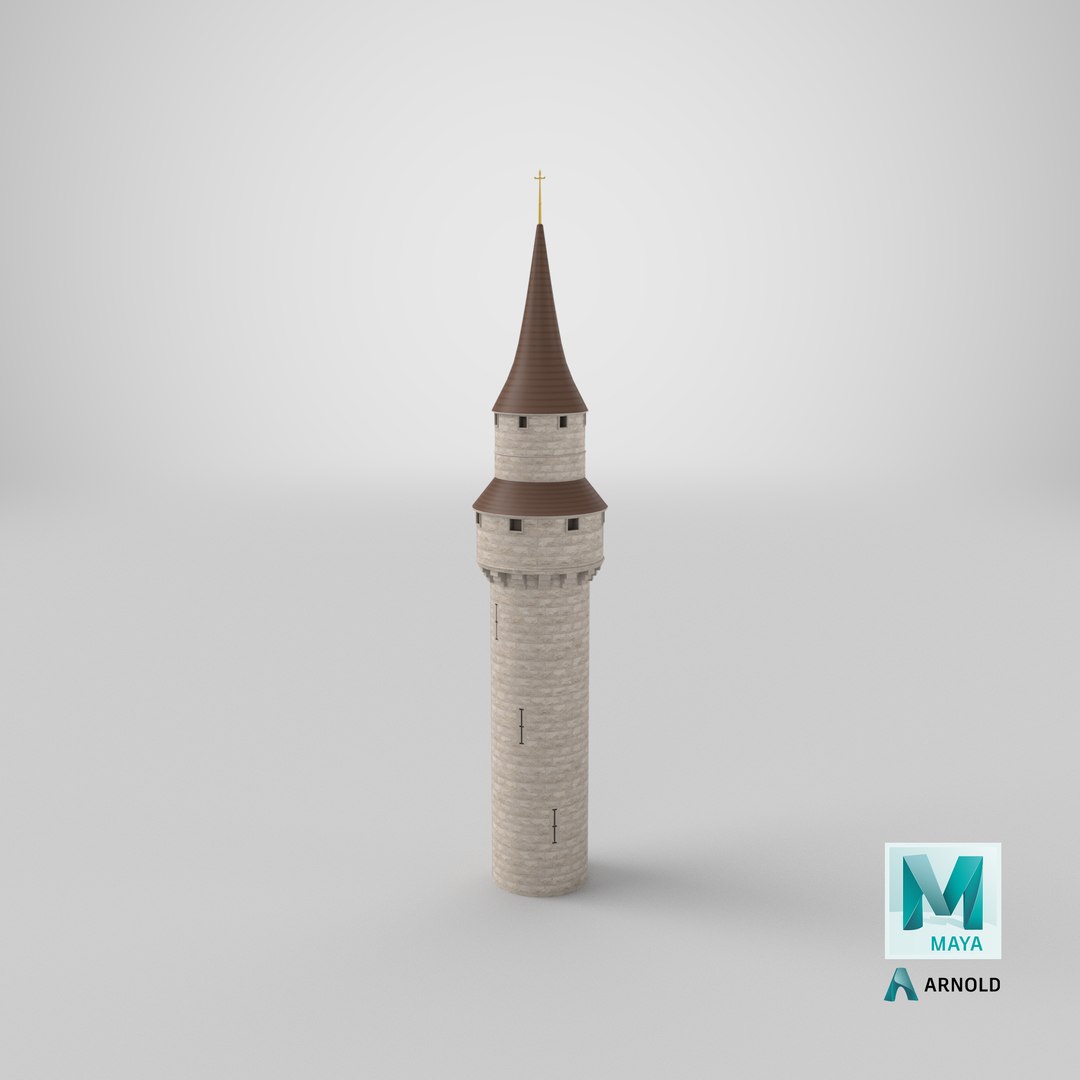 3D Castle Tower - TurboSquid 1462248