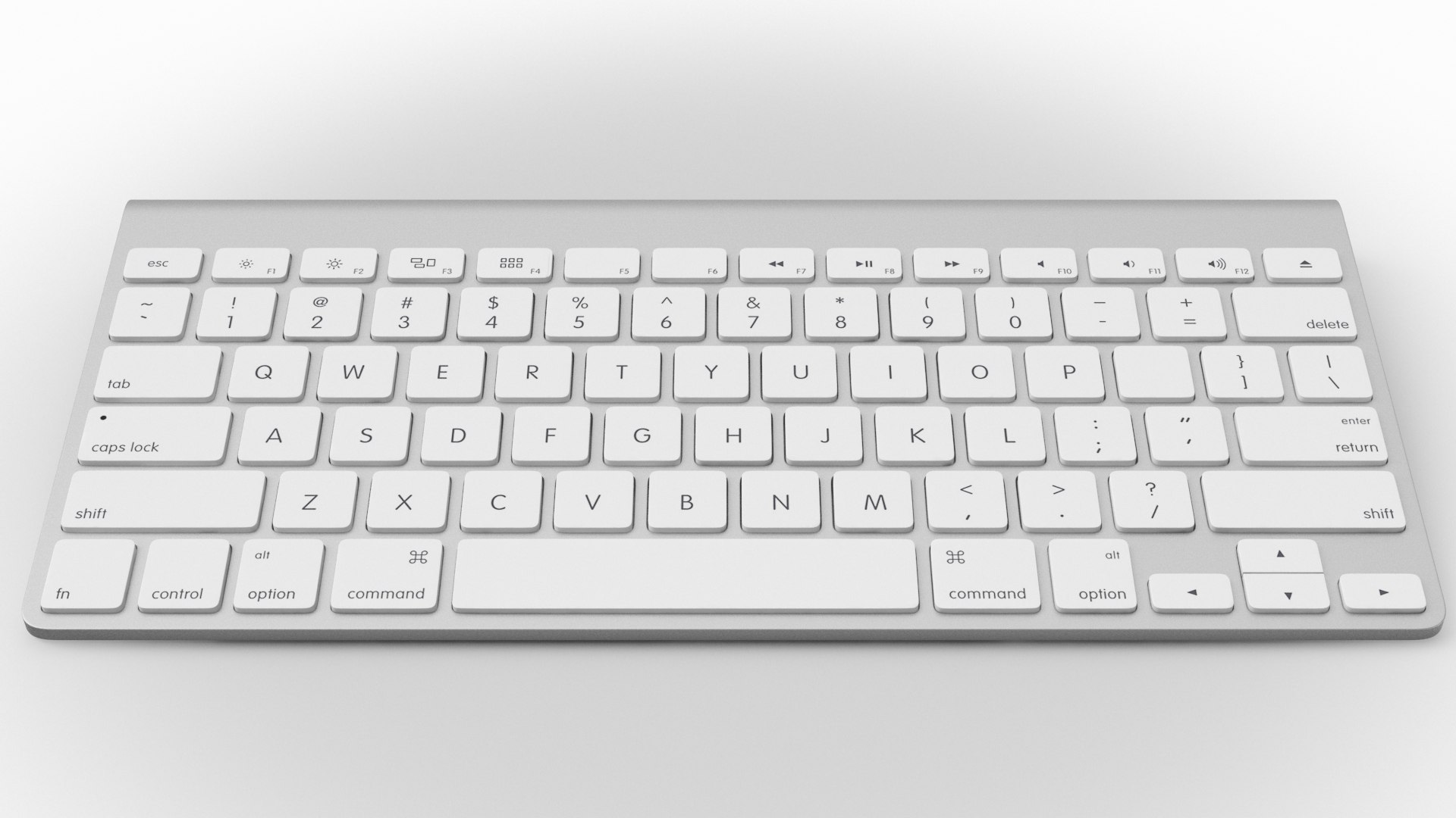 Real Apple Keyboard Model - TurboSquid 1442675