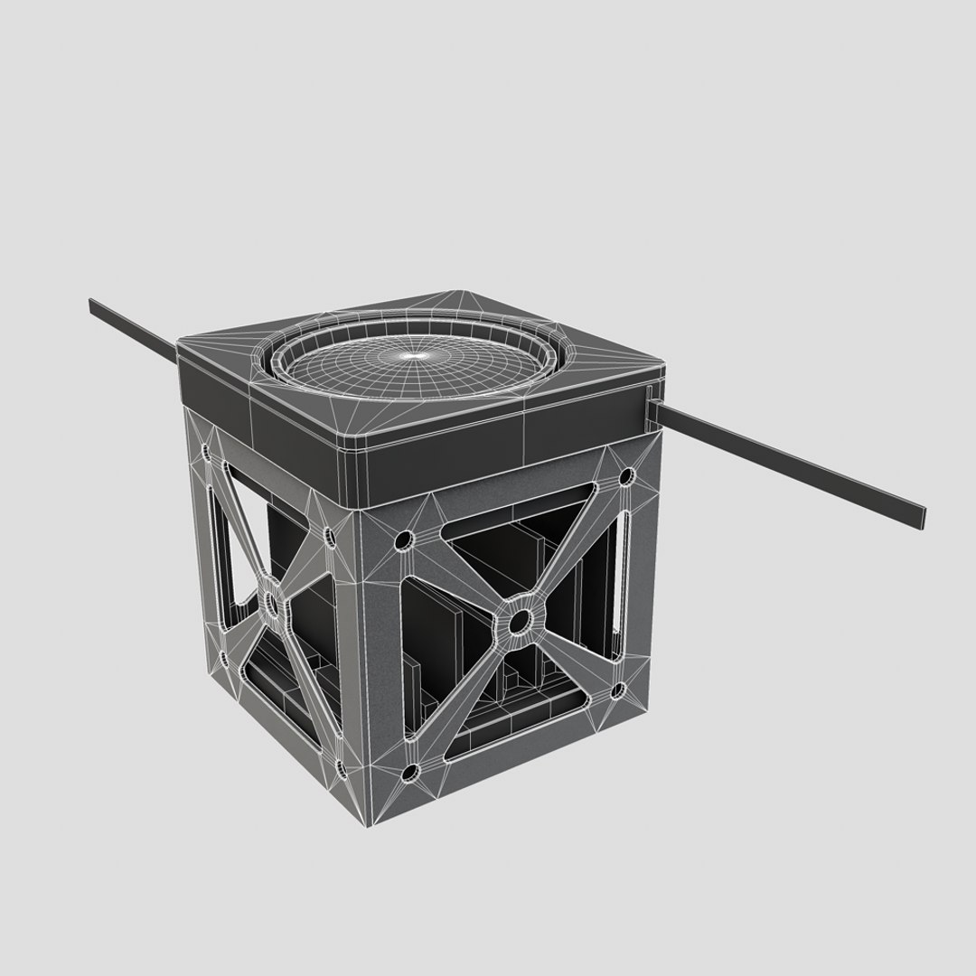 Cube Satellite Obj
