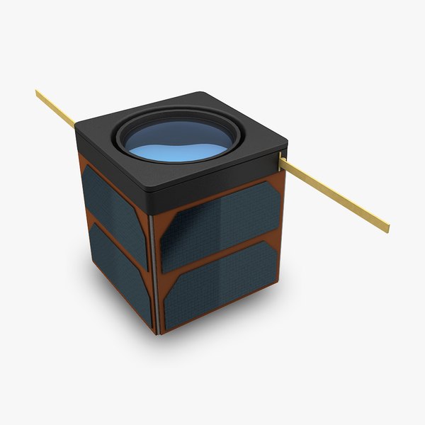 3d satellite sat cube