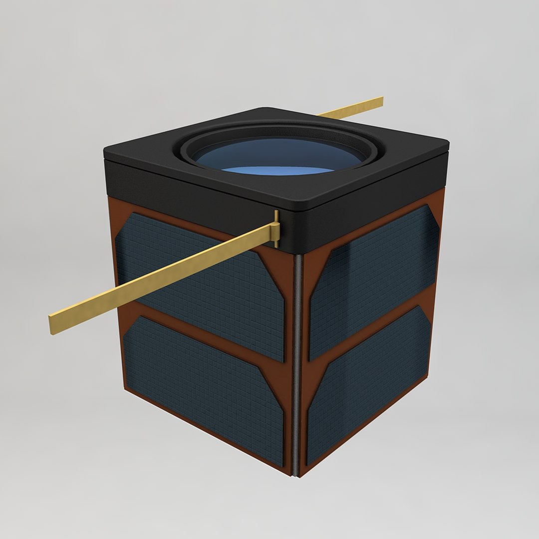 Cube Satellite Obj
